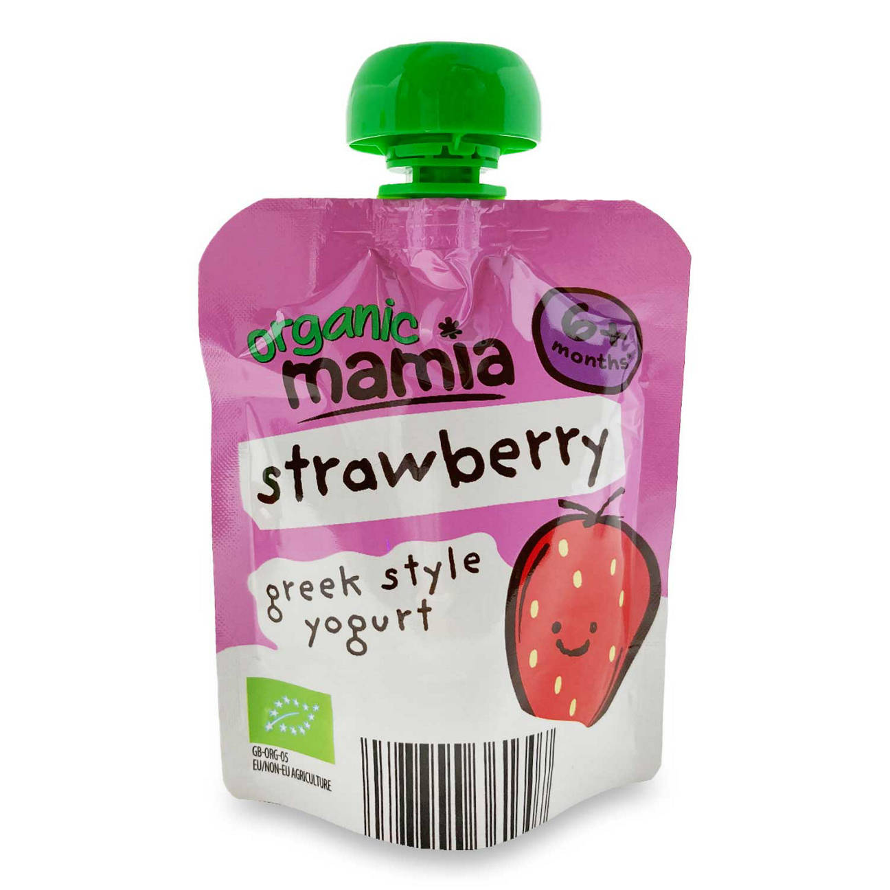 Organic Strawberry Greek Style Yogurt Pouch Aldi Uk